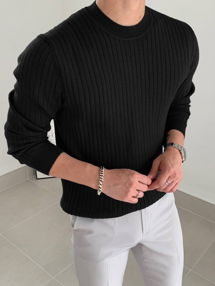 DAZY Men Ribbed Knit Fall Sweater | SHEIN USA