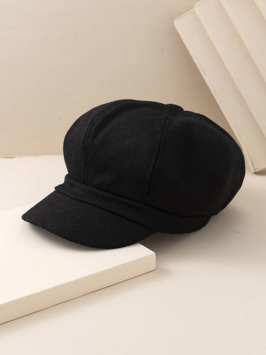 Solid Baker Boy Cap | SHEIN USA