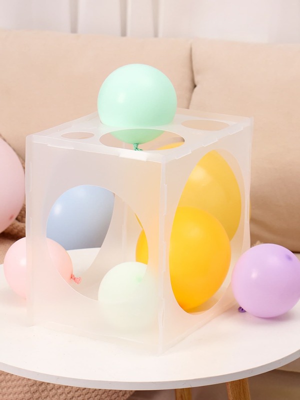 1pc 11 Hole Plastic Balloon Size Measuring Box, Removable Balloon ...