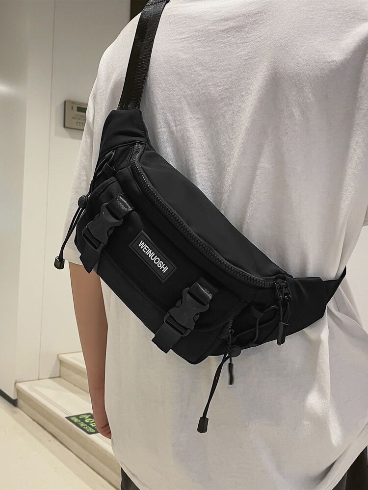 Sac Banane En Nylon Pour Femmes, Sacoche De Poitrine,