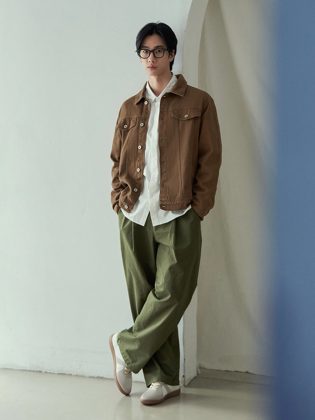 DAZY Men Back To School Cotton Flap Detail Jacket | SHEIN USA