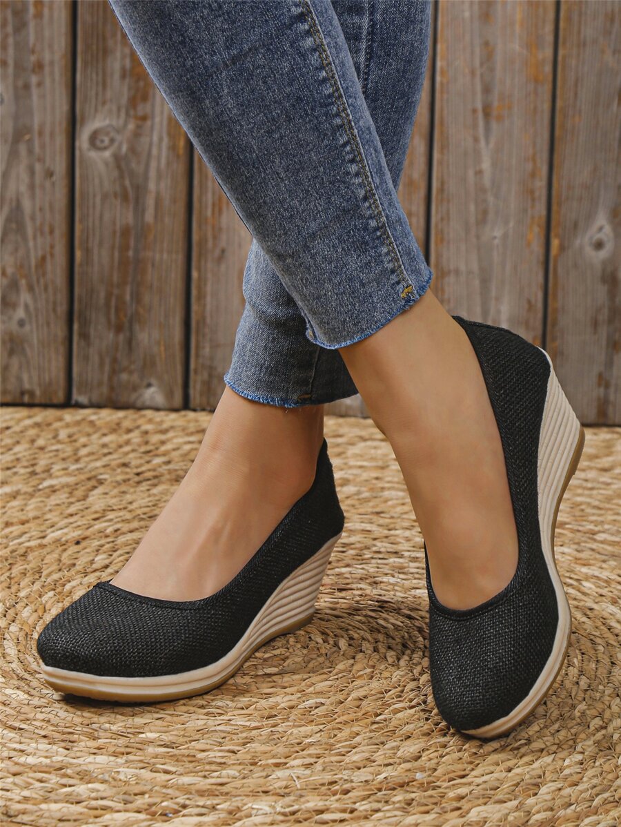 Women's Slip-on Low-cut Shoes, European & American Style, Classic ...