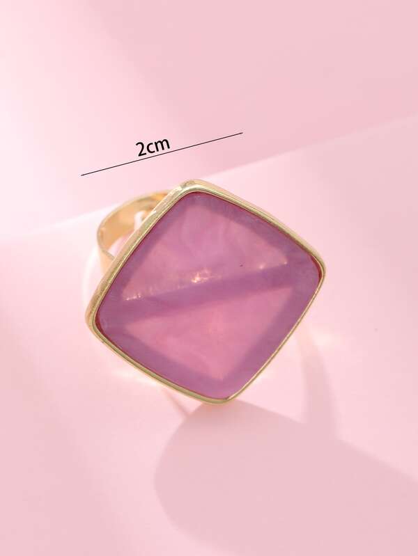 Square Decor Ring | SHEIN USA