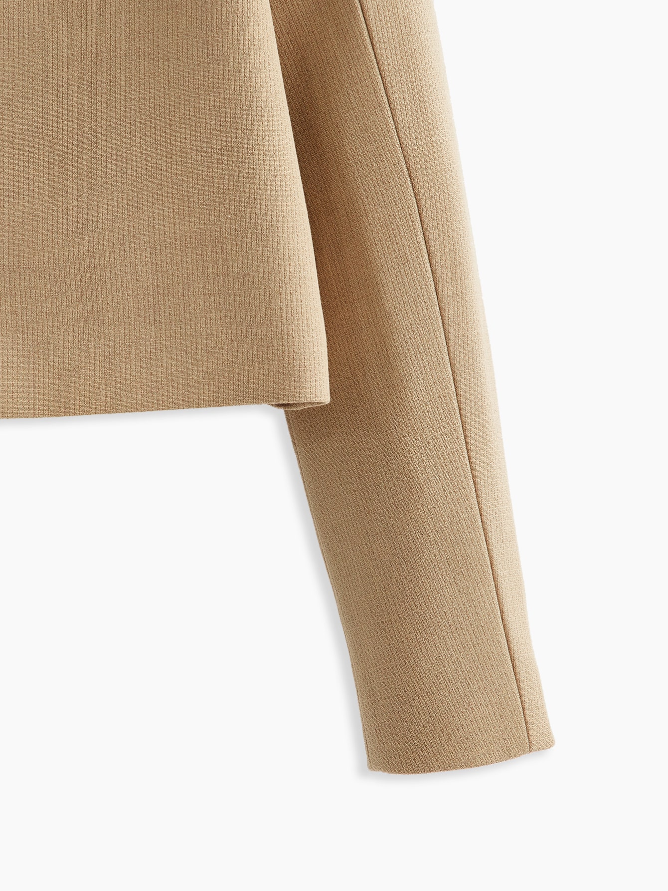 MOTF PREMIUM WOOL-MIX BOXY CROPPED OVERCOAT | SHEIN USA