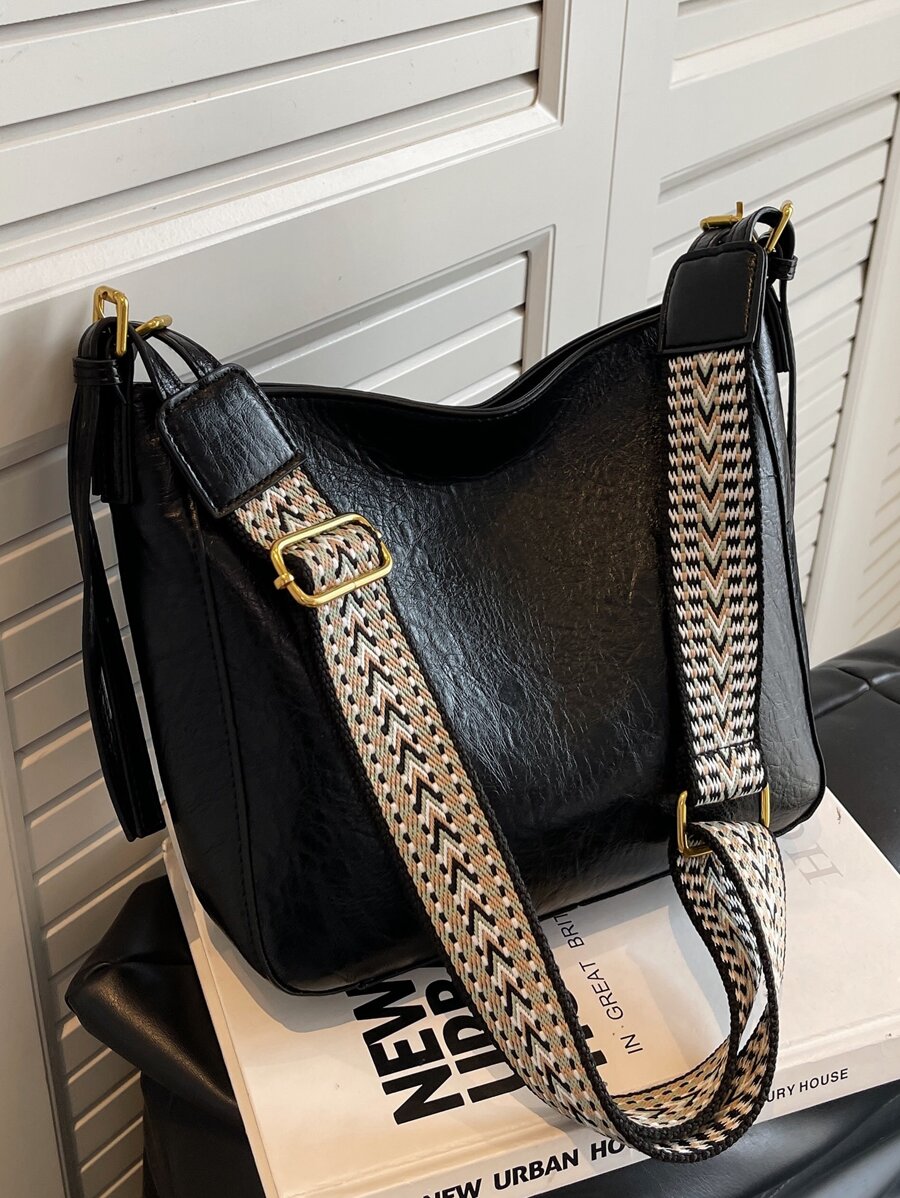 Minimalist Zipper Hobo Bag | SHEIN USA