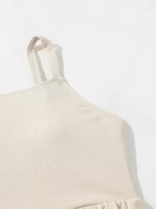 Tween Girl Colorblock Ruffle Hem Bikini Set Summer Beach | SHEIN USA