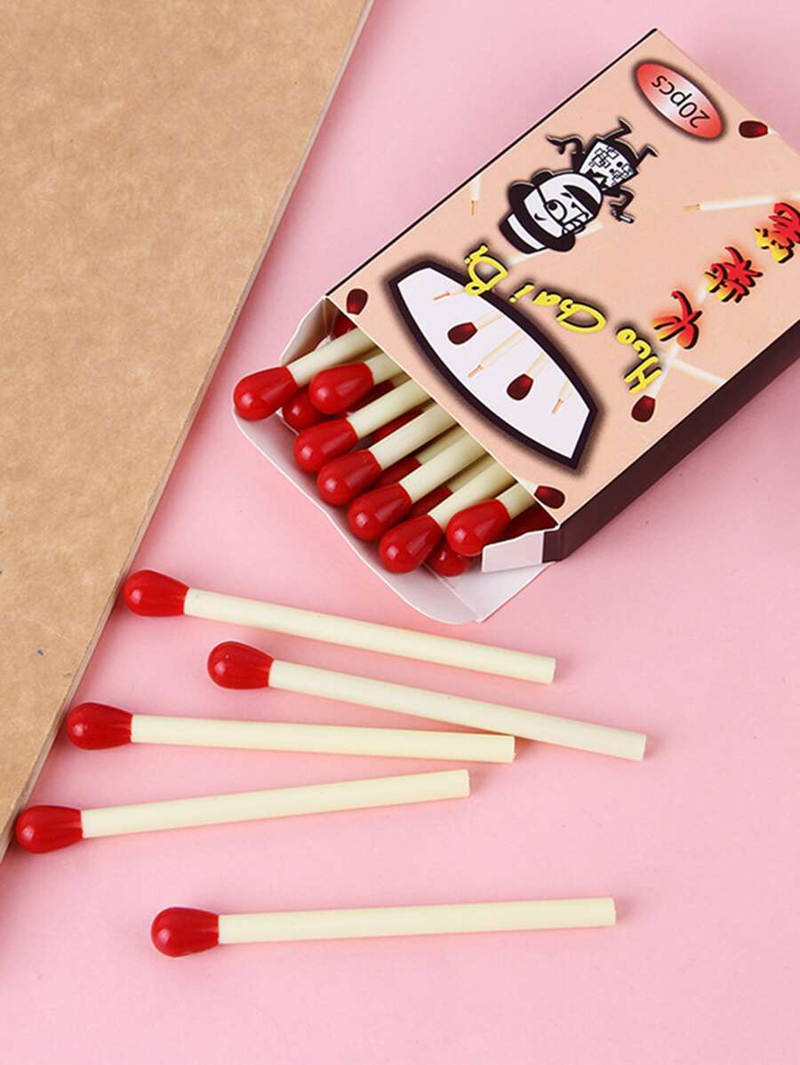 5pcs Matches Shaped Ballpoint Pen | SHEIN EUQS