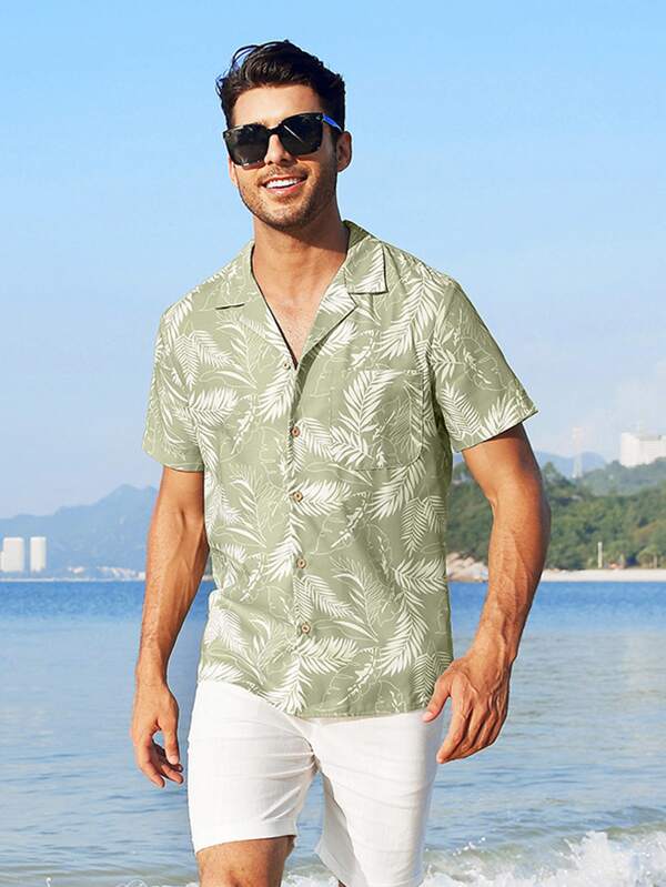Men Tropical Print Shirt | SHEIN USA