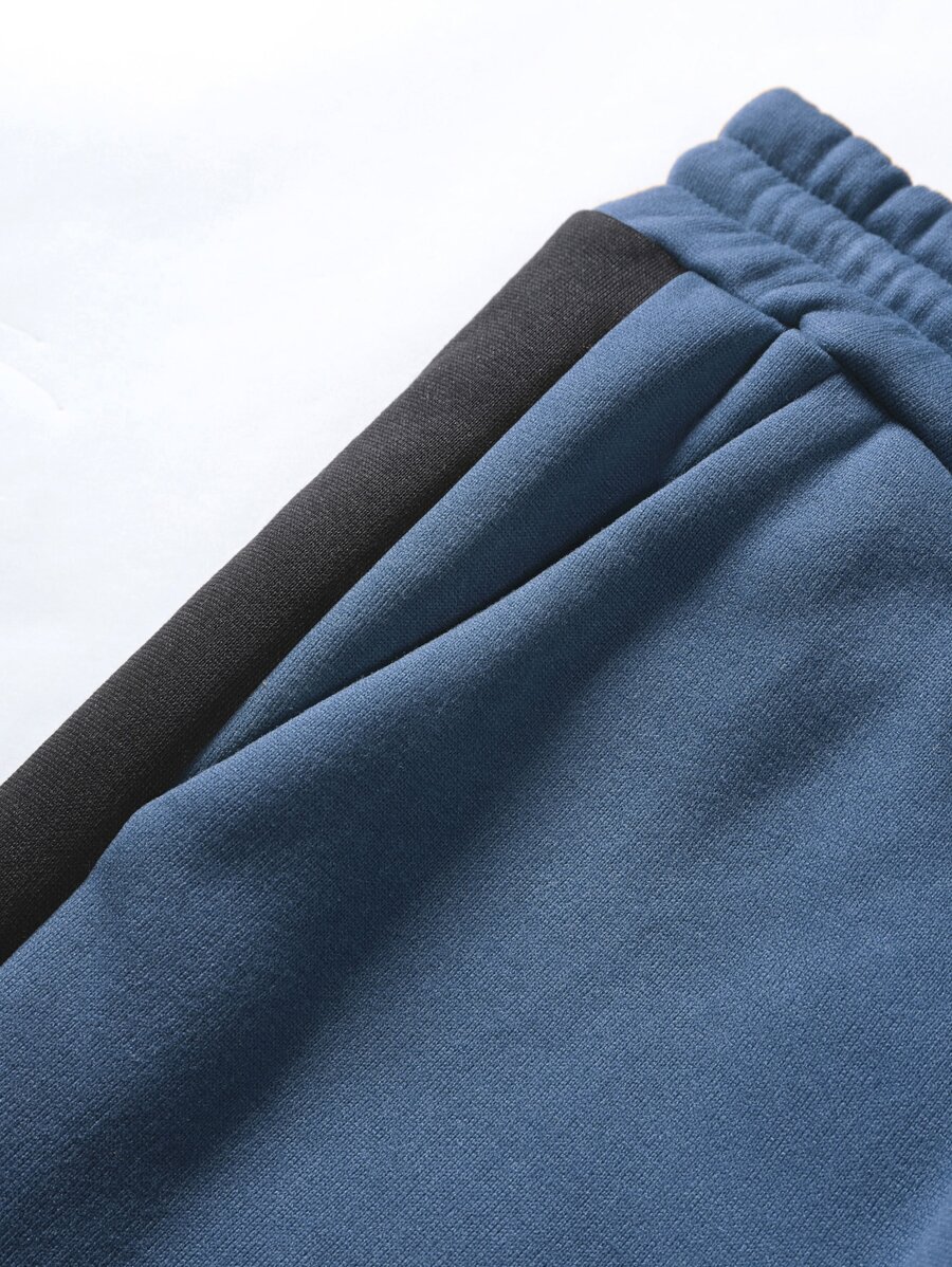 Manfinity Hypemode Men Colorblock Drawstring Thermal Hoodie ...