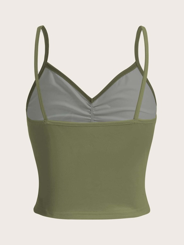 Grunge Punk Star Print Ruched Cami Top | SHEIN UK