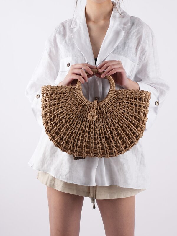 Minimalist Straw Bag | SHEIN USA