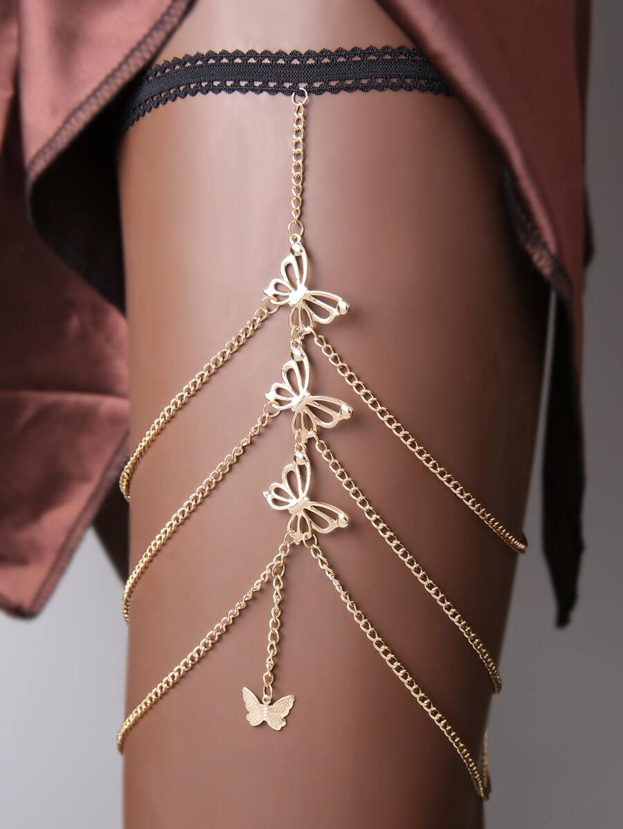 Butterfly Decor Thigh Chain | SHEIN USA