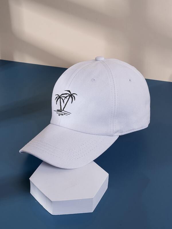 Men Coconut Tree Embroidered Baseball Cap | SHEIN USA