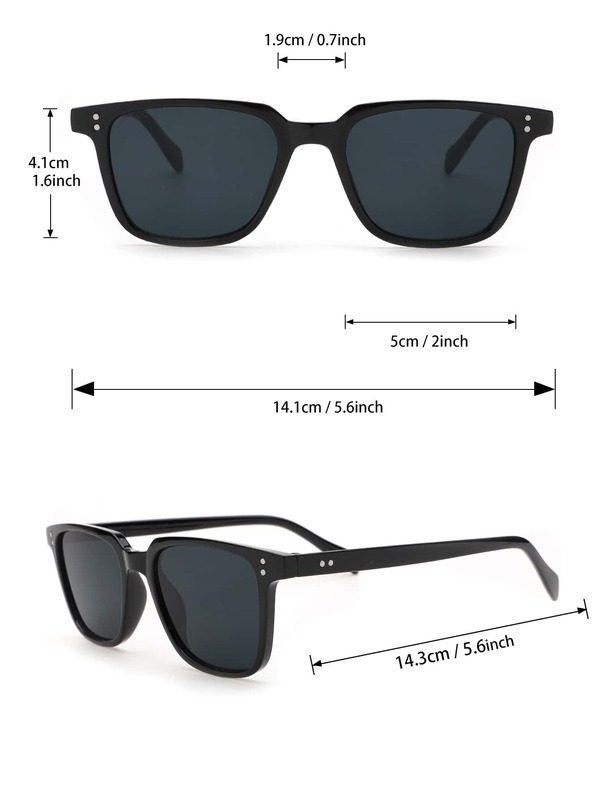 3pairs Men Square Frame Sunglasses | SHEIN USA