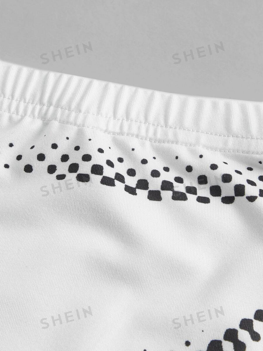 SHEIN ICON Body Heat Map Print Skirt | SHEIN