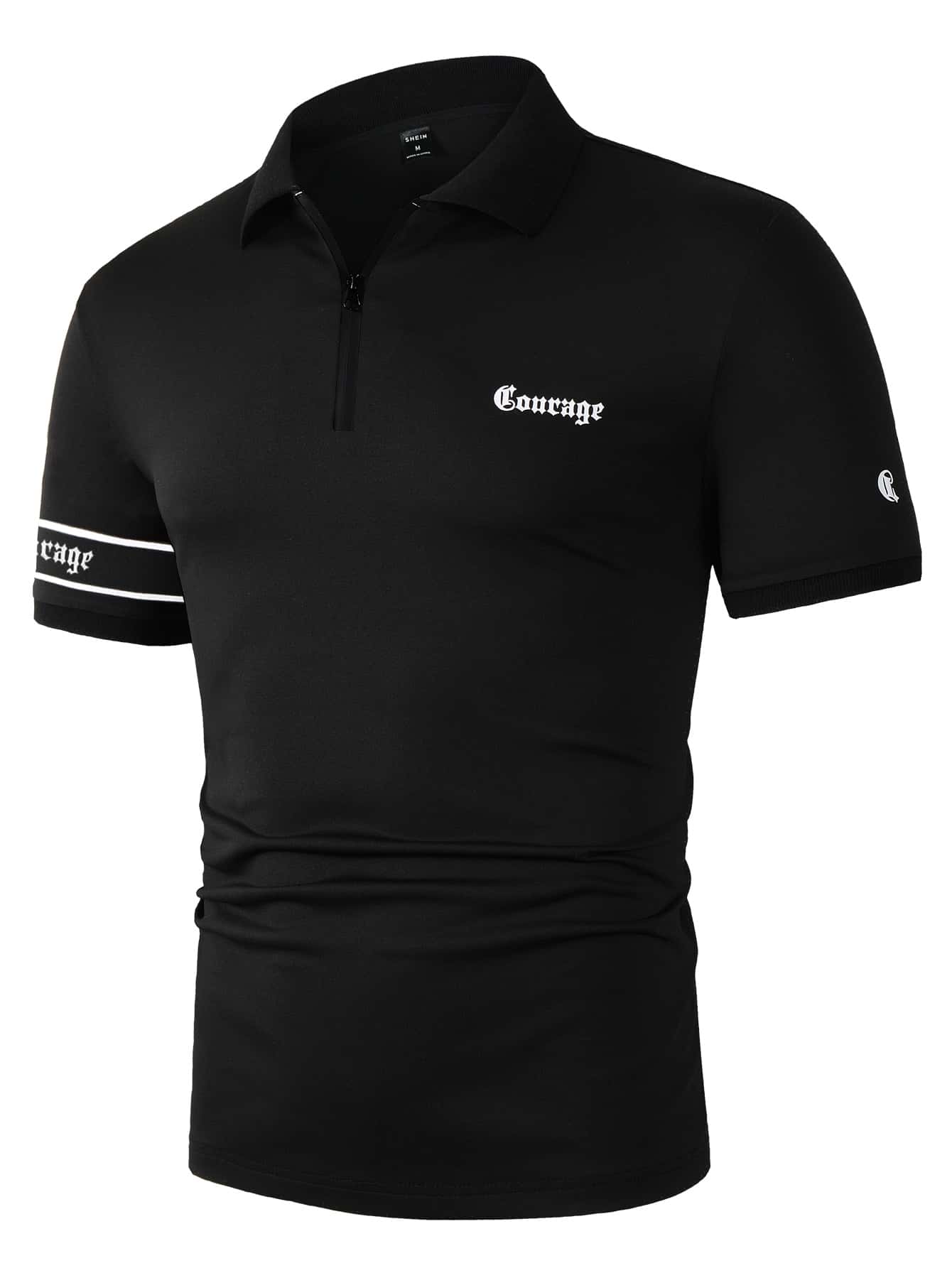 Manfinity Men Letter Graphic Polo Shirt | SHEIN USA