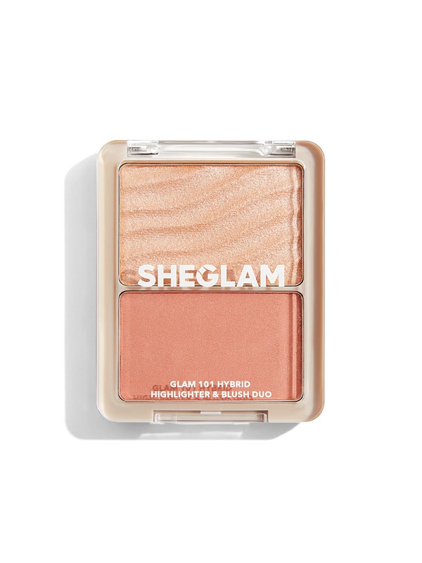 SHEGLAM Glam 101 Hybrid Highlighter & Blush Duo-St. Tropez Blush ...