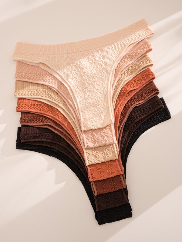 7pack Solid Panty Set | SHEIN USA