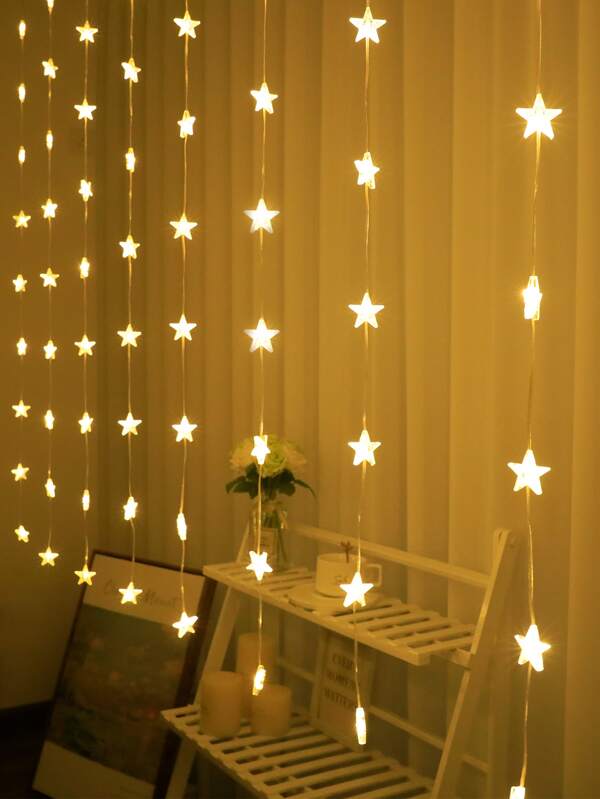 1pc 72 Led Star Design String Light | SHEIN UK