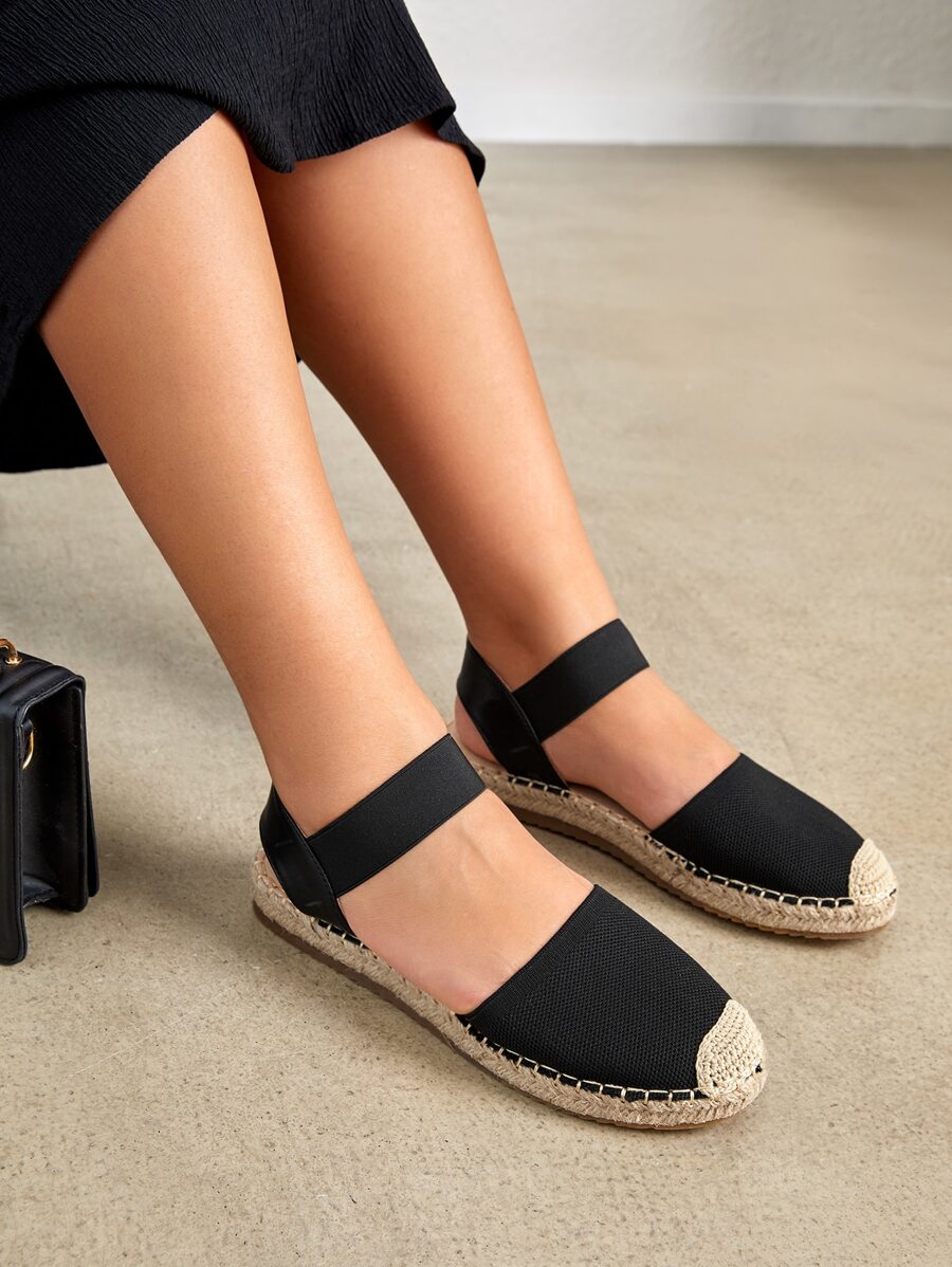Styleloop Woman Shoes Fashion Black Vacation Lightweight Espadrille ...