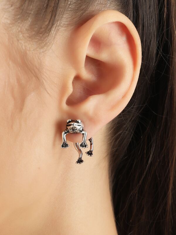 Frog Design Earring Jackets | SHEIN USA