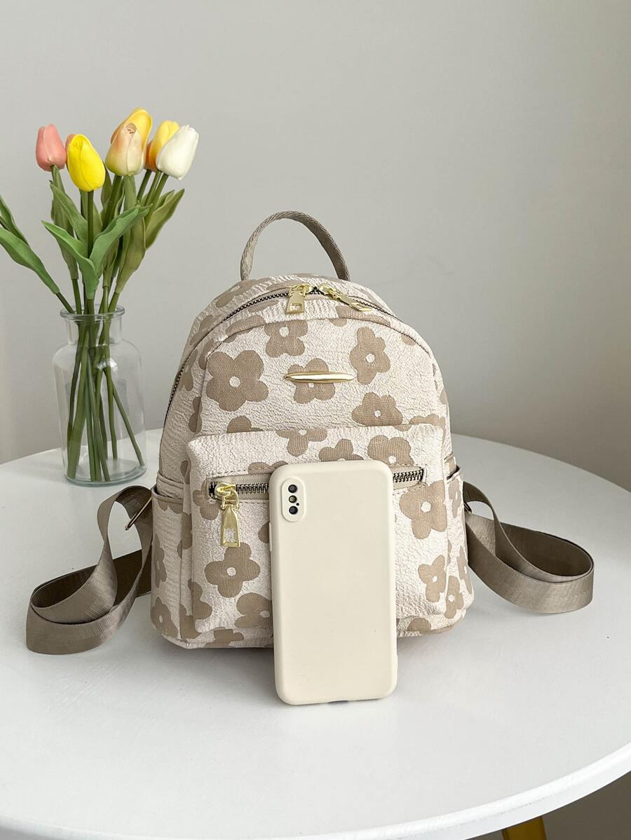 Floral Pattern Classic Backpack | SHEIN USA