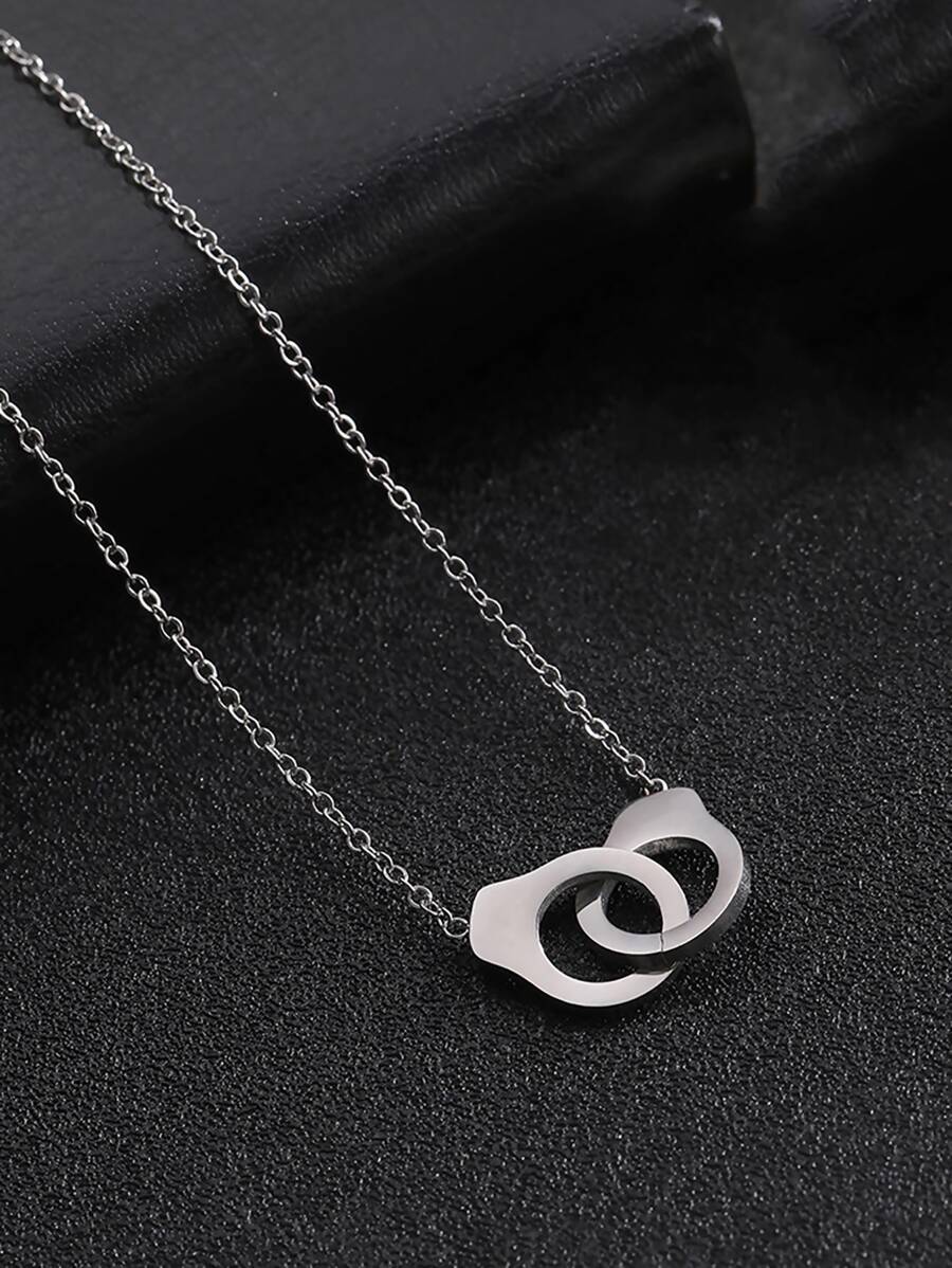 Handcuffs Pendant Necklace | SHEIN USA