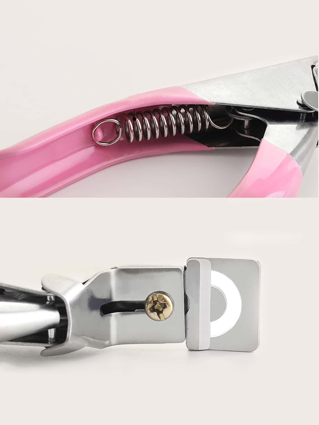 1pc Professional Nail Art Clipper For False Nail Tips, U/French/Square ...