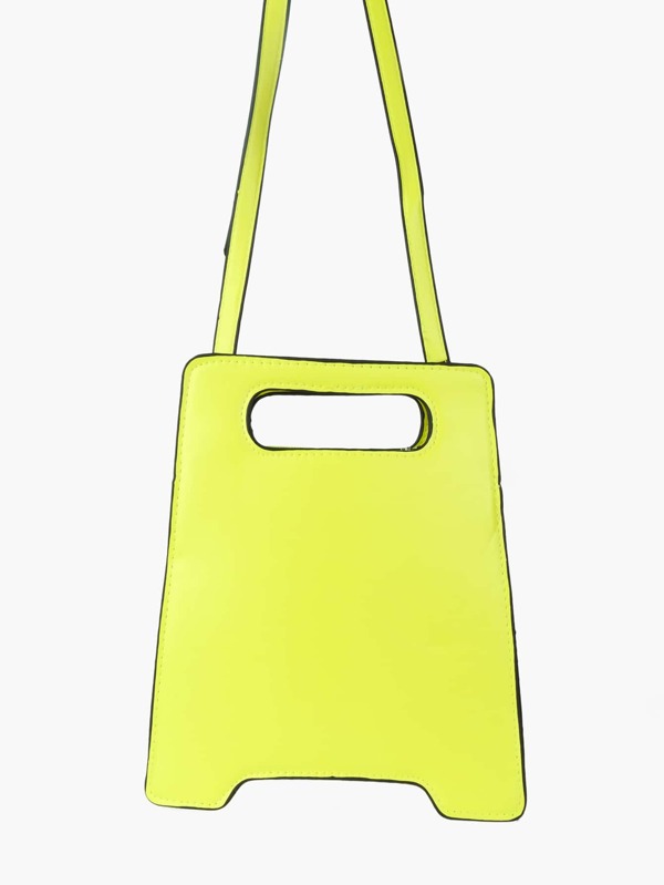 Lightweight, Portable Fashion Neon Green Warning Sign Design Novelty ...