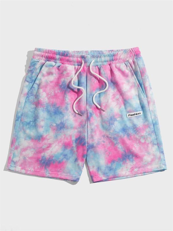 Manfinity Chillmode Men Tie Dye Drawstring Waist Shorts | SHEIN USA