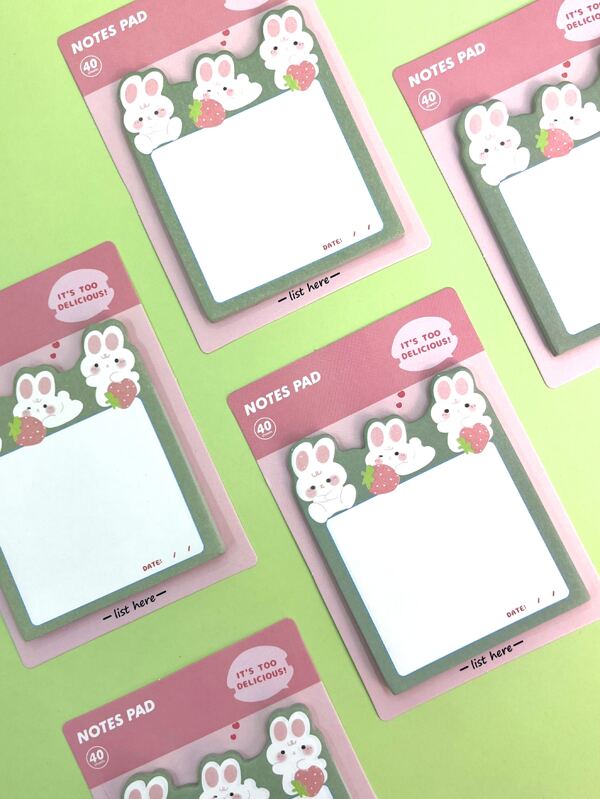 1pc Cartoon Rabbit Pattern Sticky Note | SHEIN USA