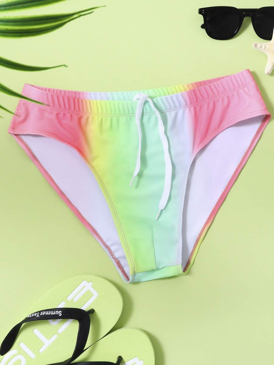 Manfinity Men Ombre Swim Brief | SHEIN USA