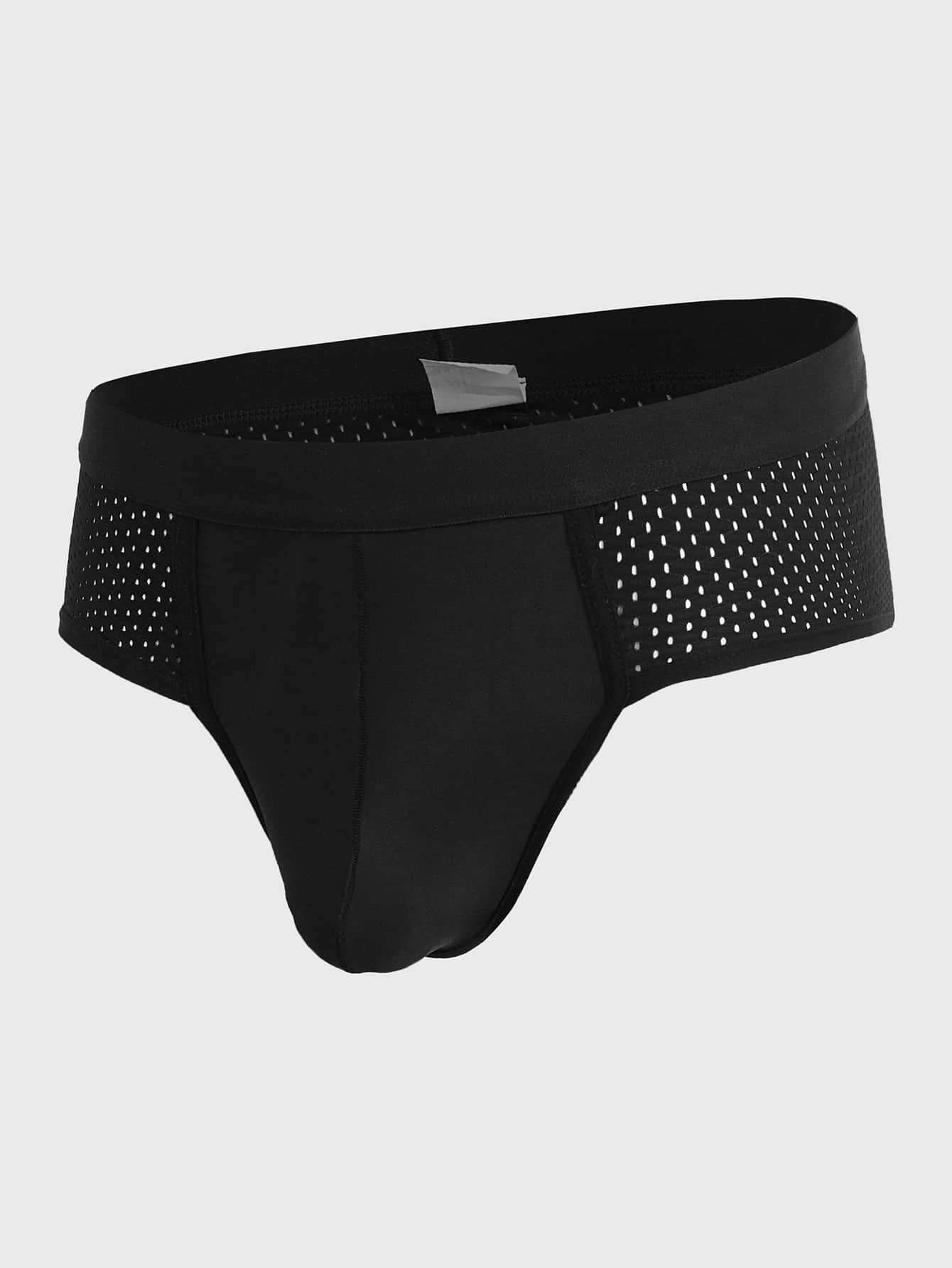 Men Solid Cut Out Brief | SHEIN USA
