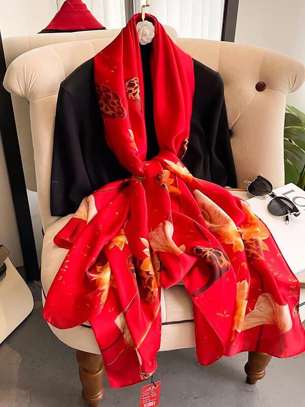Floral Pattern Scarf | SHEIN USA