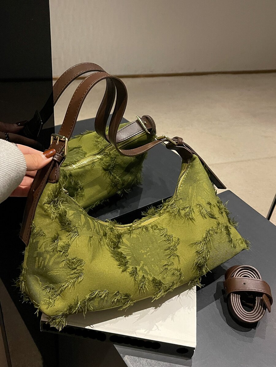 Raw Hem Design Bag | SHEIN USA