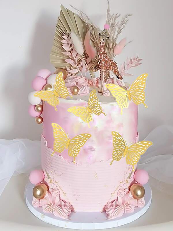 12pcs Butterfly Shaped Cake Decoration | SHEIN UK