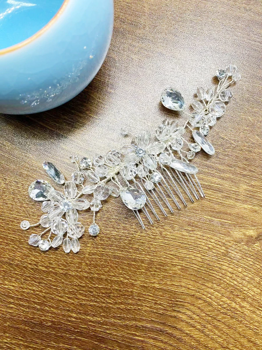 Crystal Decor Bridal Hair Pin | SHEIN USA