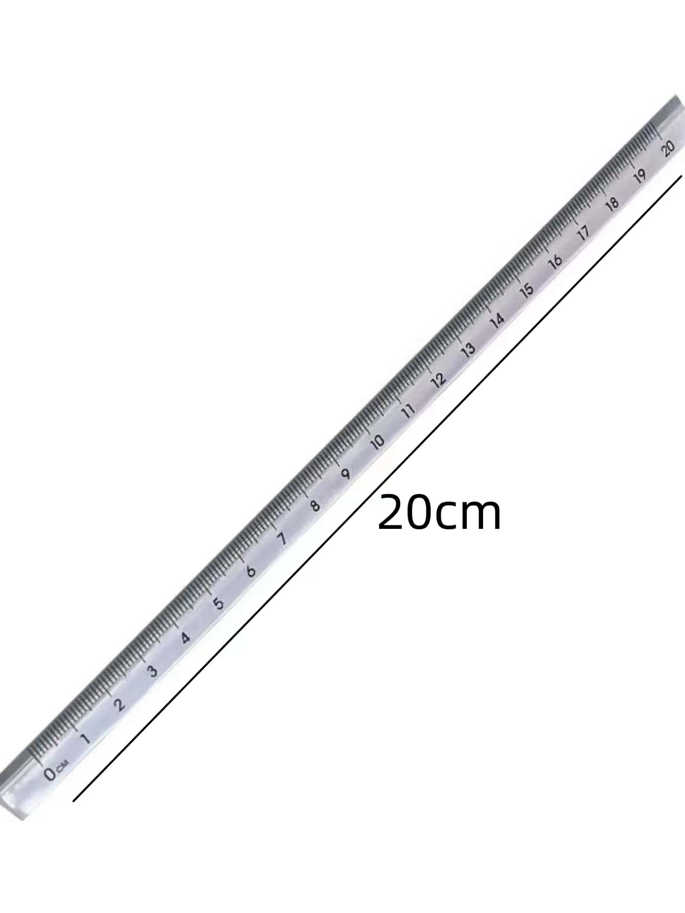 1pc Clear Plastic Ruler | SHEIN USA