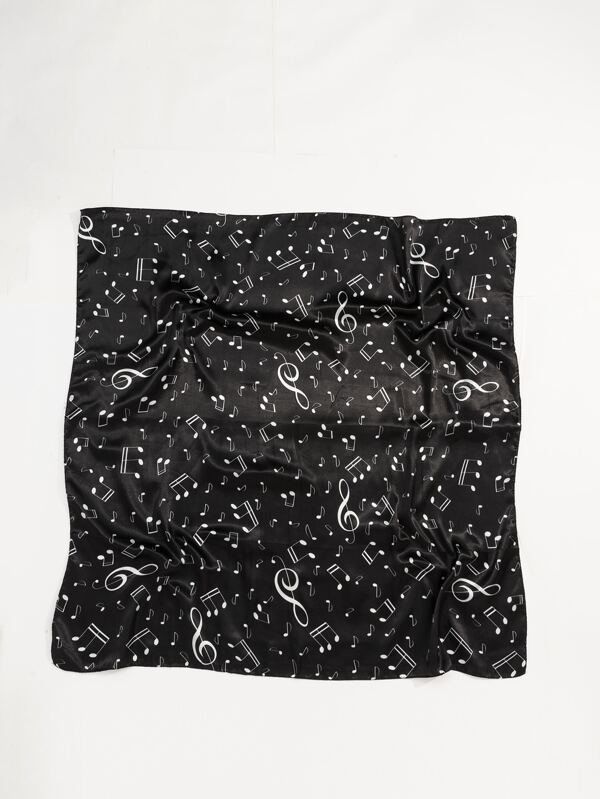 Music Note Print Bandana | SHEIN USA