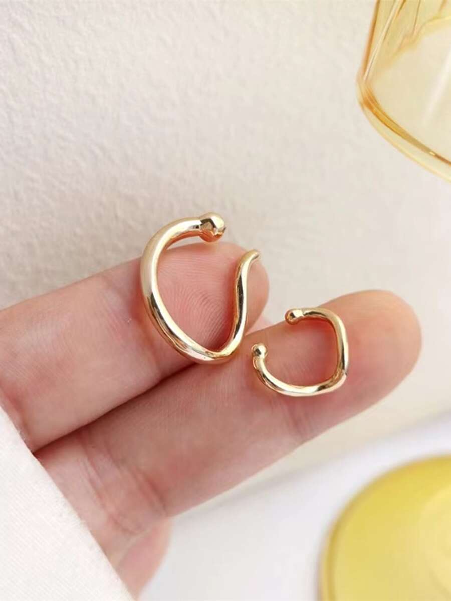 2pcs Minimalist Ear Cuff | SHEIN USA