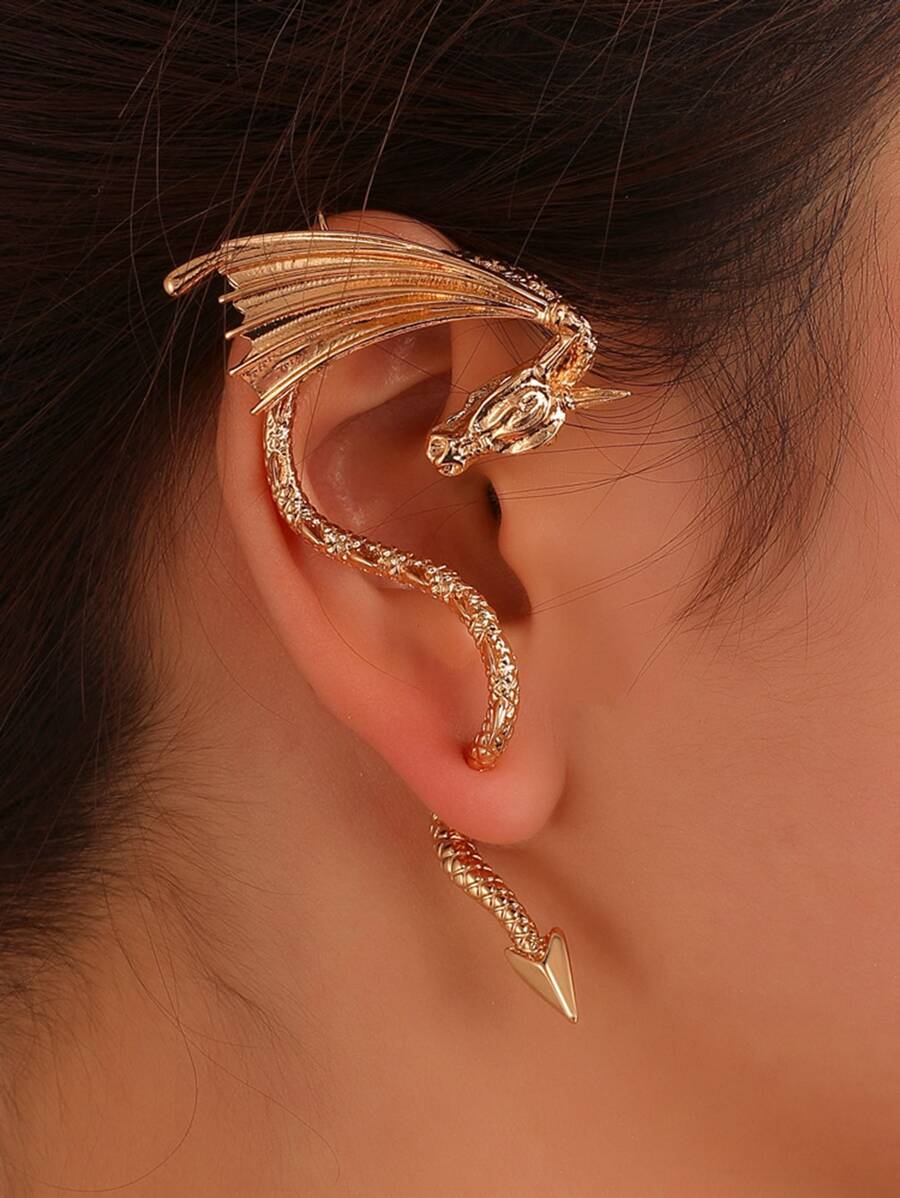1pc Western Dragon Design Ear Wrap | SHEIN USA