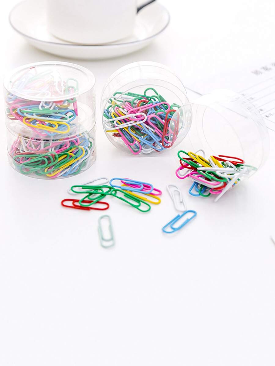 1box Mixed Color Paper Clip | SHEIN USA