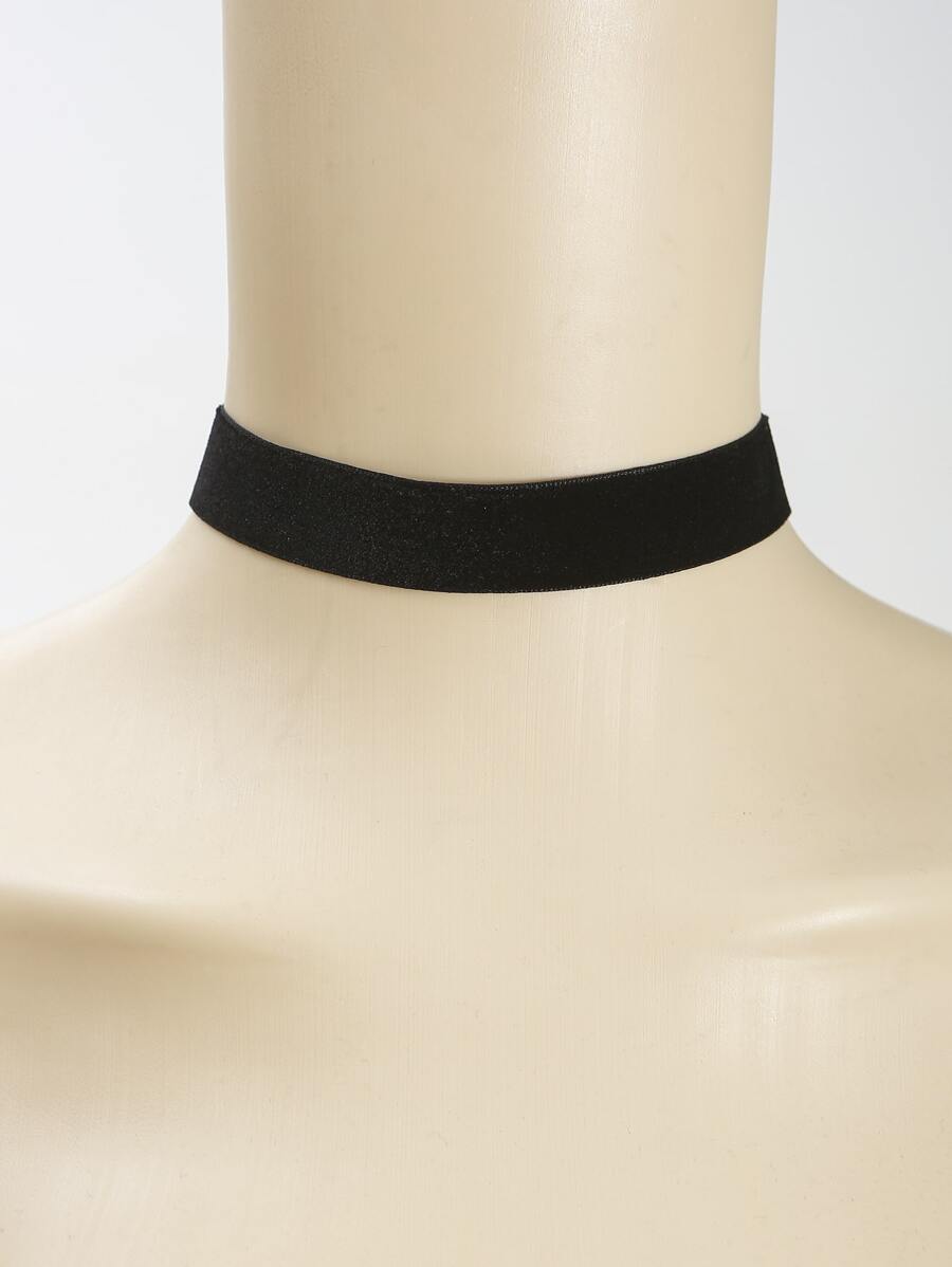 Minimalist Solid Choker Goth Punk Jewelry | SHEIN USA