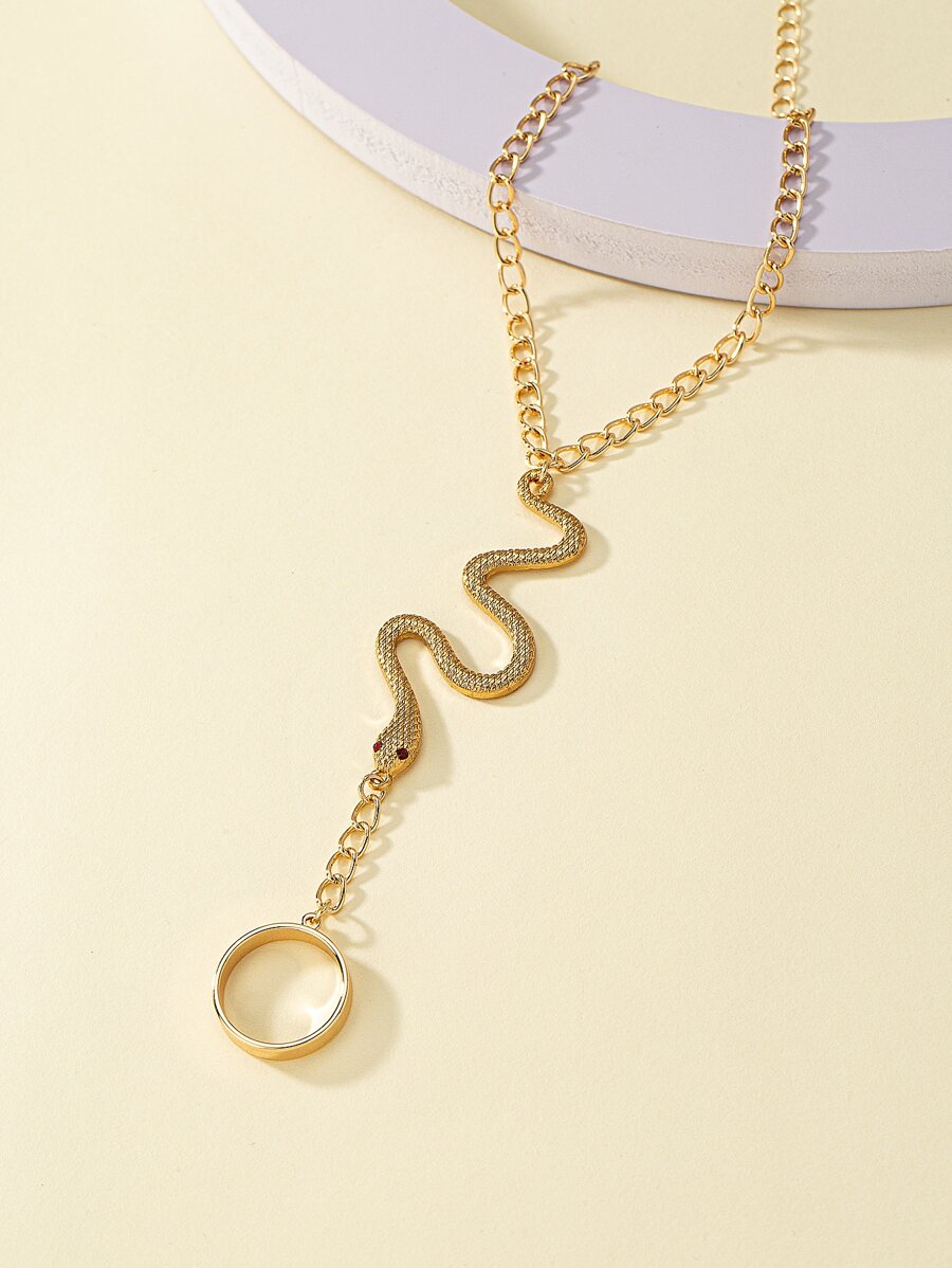 Snake Decor Mittens Bracelet | SHEIN UK