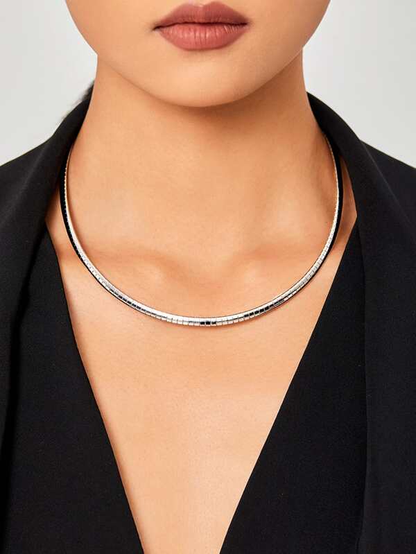 Minimalist Solid Choker | SHEIN USA
