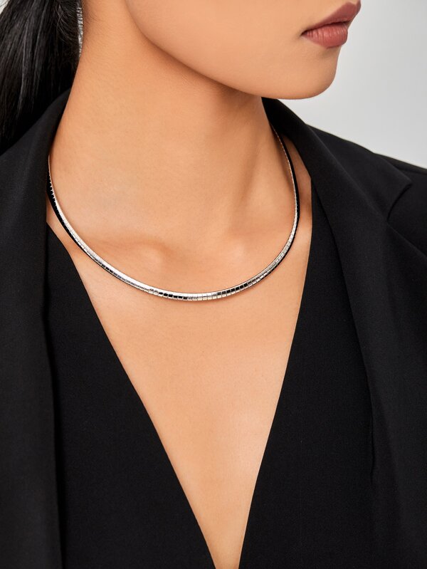 Minimalist Solid Choker | SHEIN USA