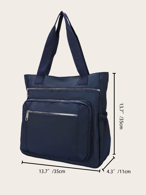 Minimalist Multi-pocket Shopper Bag | SHEIN USA