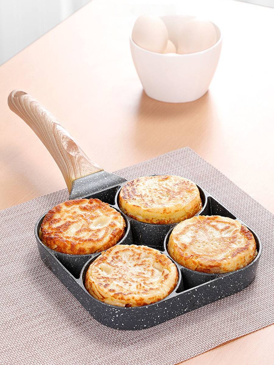 1pc Fry Pan For Egg, Non Stick Ham Pancake Maker, Egg Burger Pan With ...