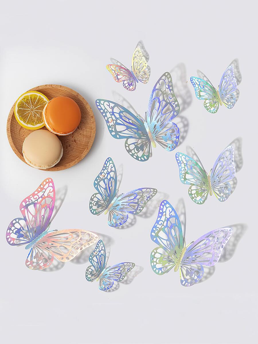 12pcs Butterfly Design Cake Topper | SHEIN USA