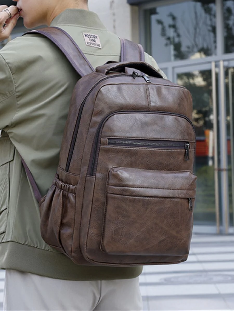 Men Charging Port Design Laptop Backpack | SHEIN USA